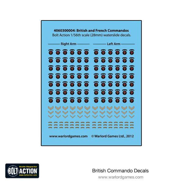 British & French Commando Decals – Over The Top Gaming Shop