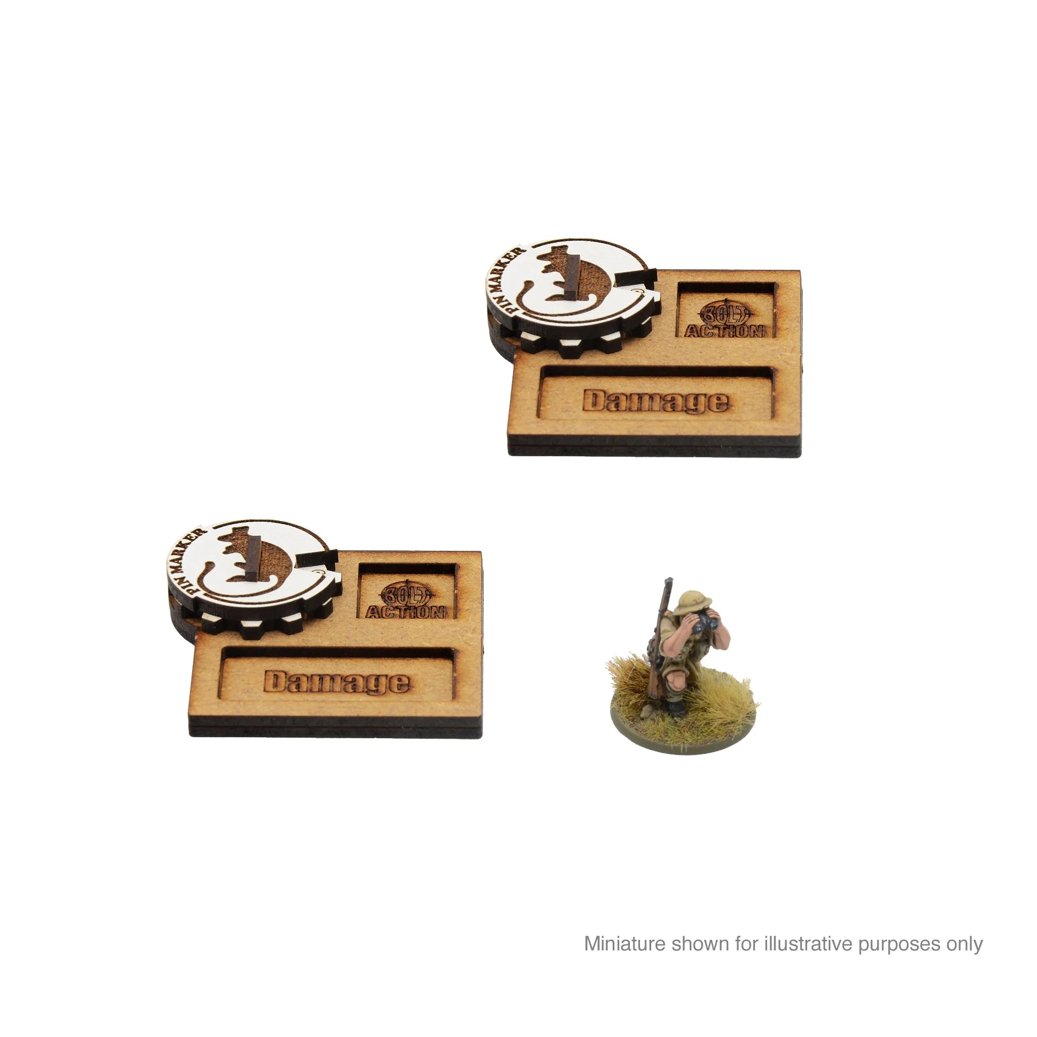 Bolt Action MDF Vehicle Pin Markers - British 8th Army 'Desert Rats ...