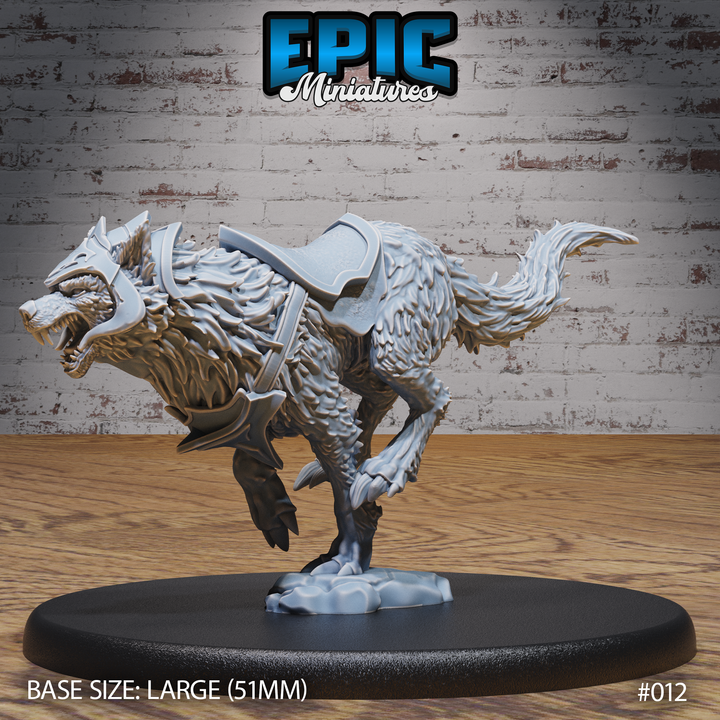 Orc Army Wolf Mount Running 3D Print – Over The Top Gaming Shop