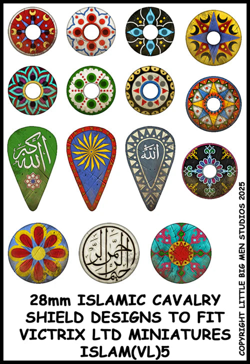 Islamic Cavalry Shield Transfers 5 – Over The Top Gaming Shop